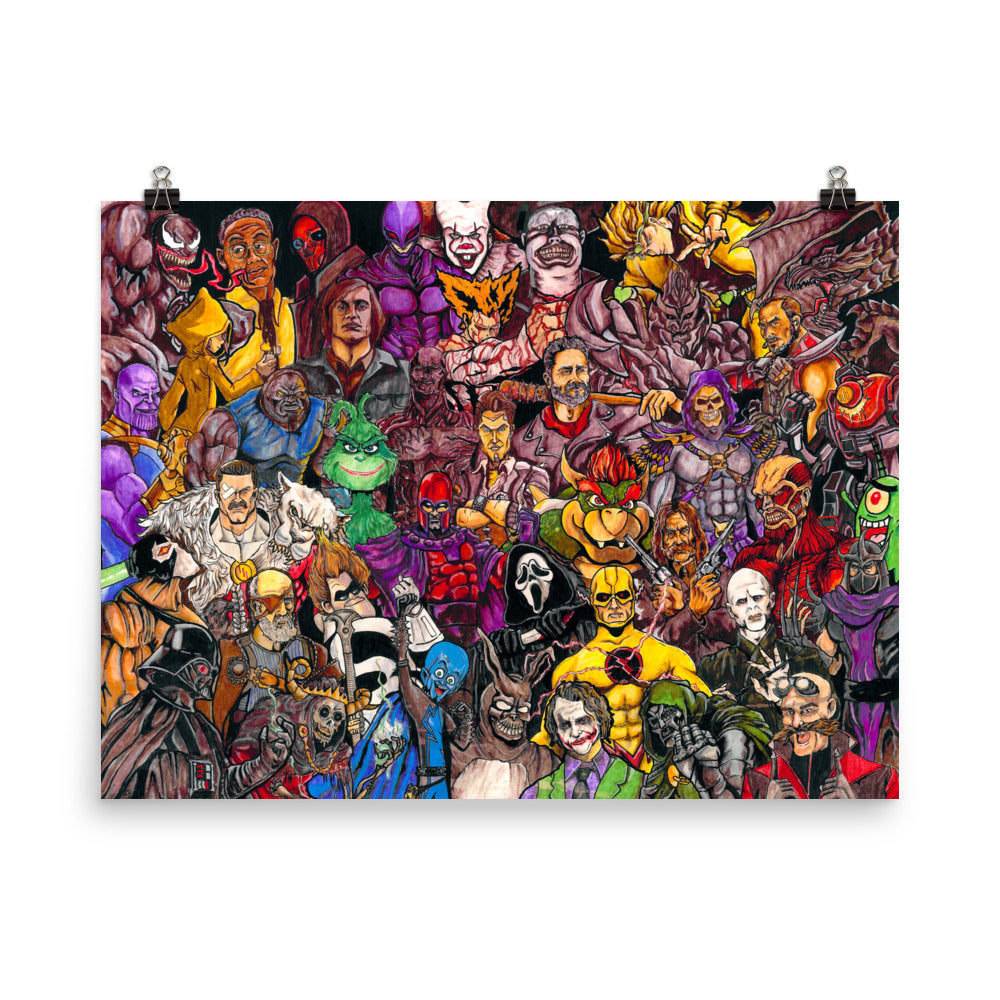 Villain Poster – SkadzArt